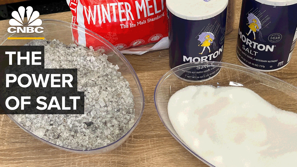 The global market for salt was worth over an estimated $13 billion in ...
