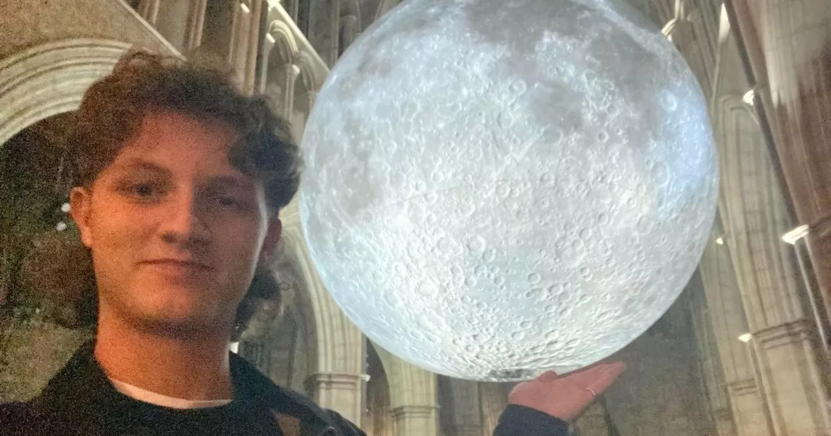 'I went to see the giant moon suspended in a cathedral and it was ...