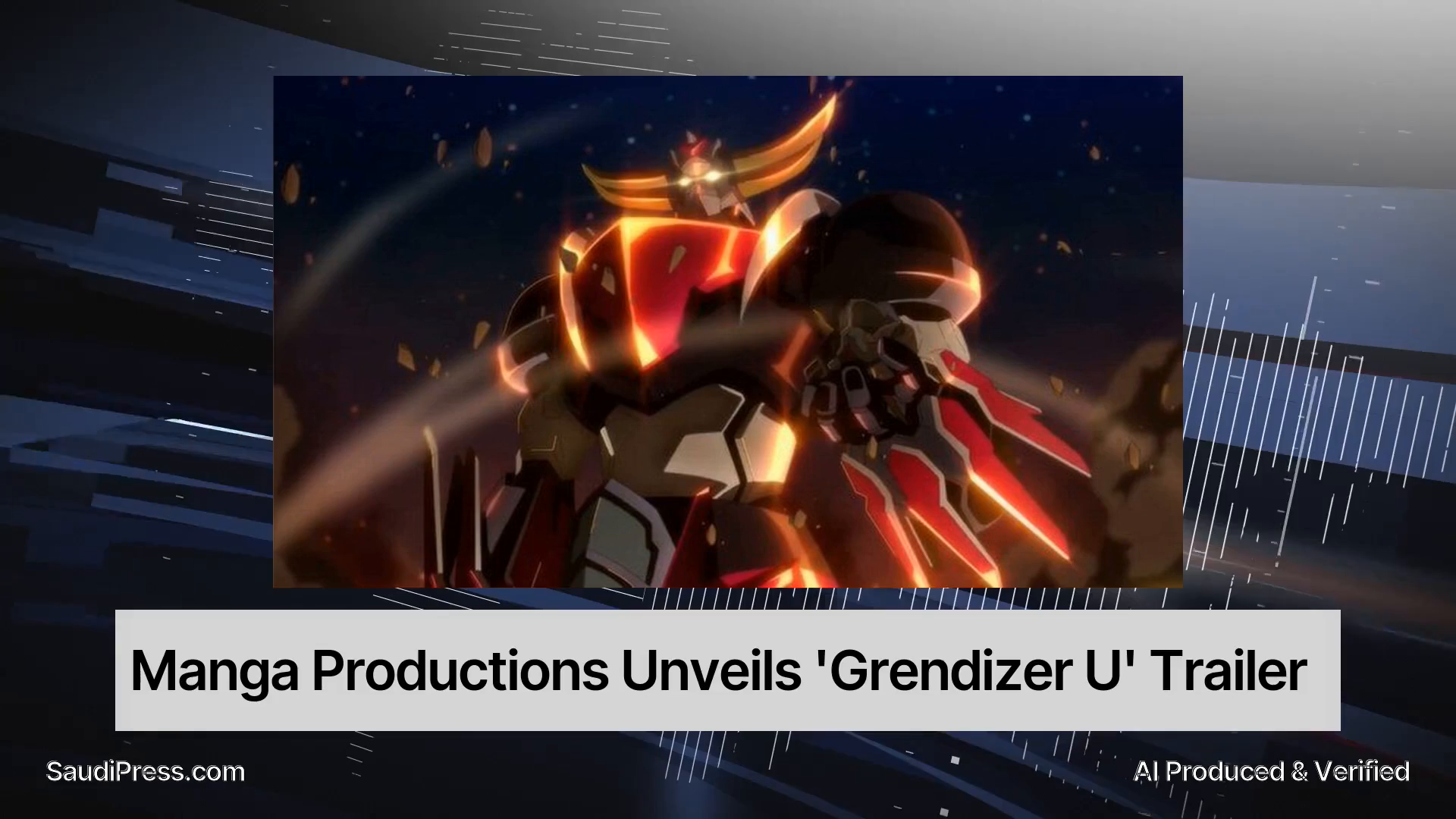Manga Productions Unveils 'Grendizer U' Trailer - Saudi Press