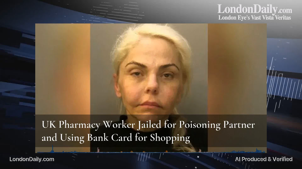 UK Pharmacy Worker Jailed for Poisoning Partner and Using Bank Card for ...