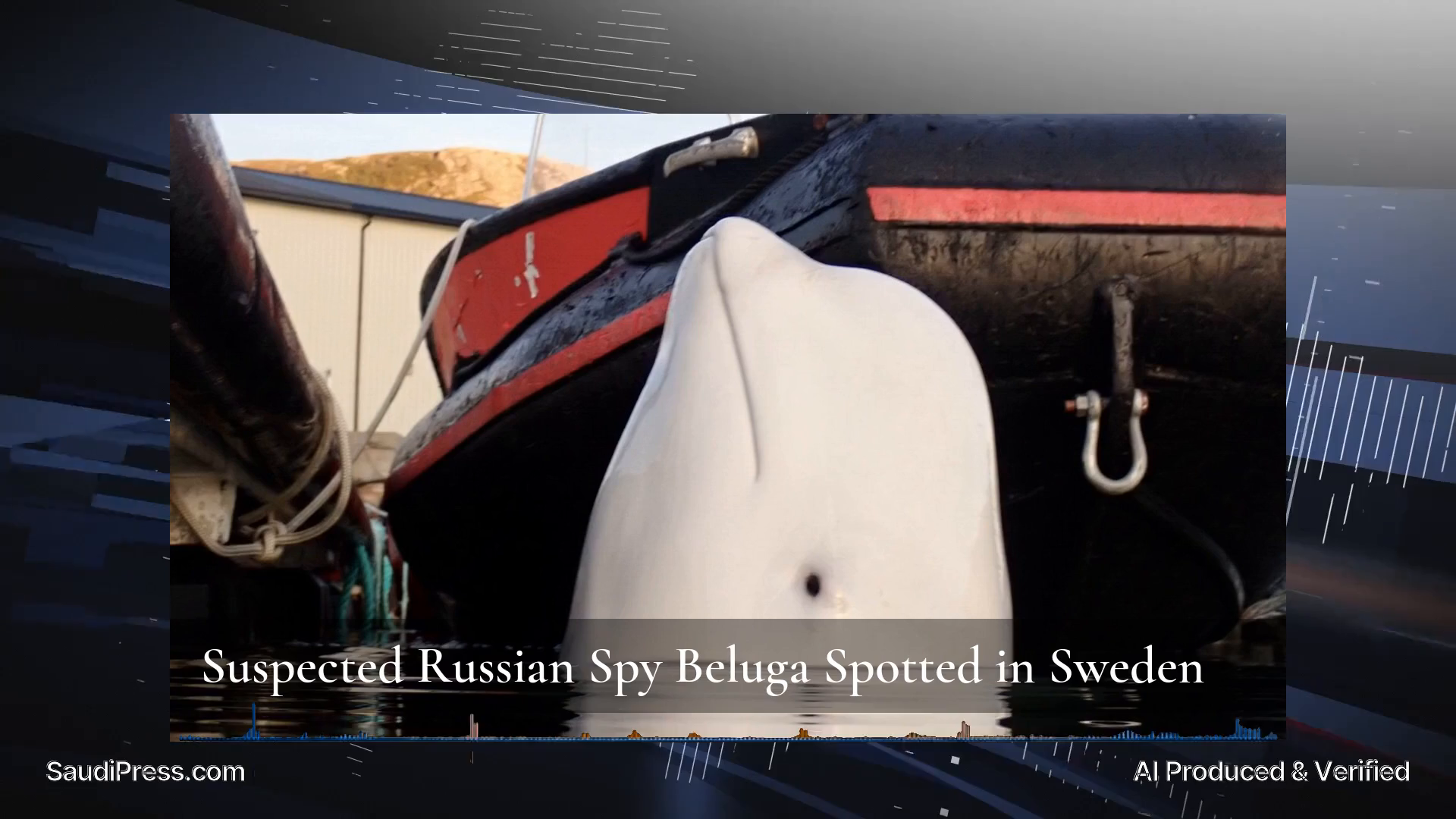 Suspected Russian Spy Beluga Spotted in Sweden - Saudi Press