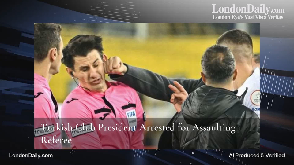 Turkish Club President Arrested for Assaulting Referee - London Daily