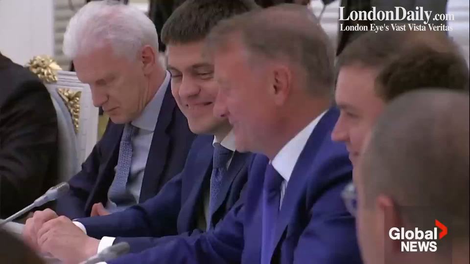 During a meeting on the future of artificial intelligence (AI), Russian ...