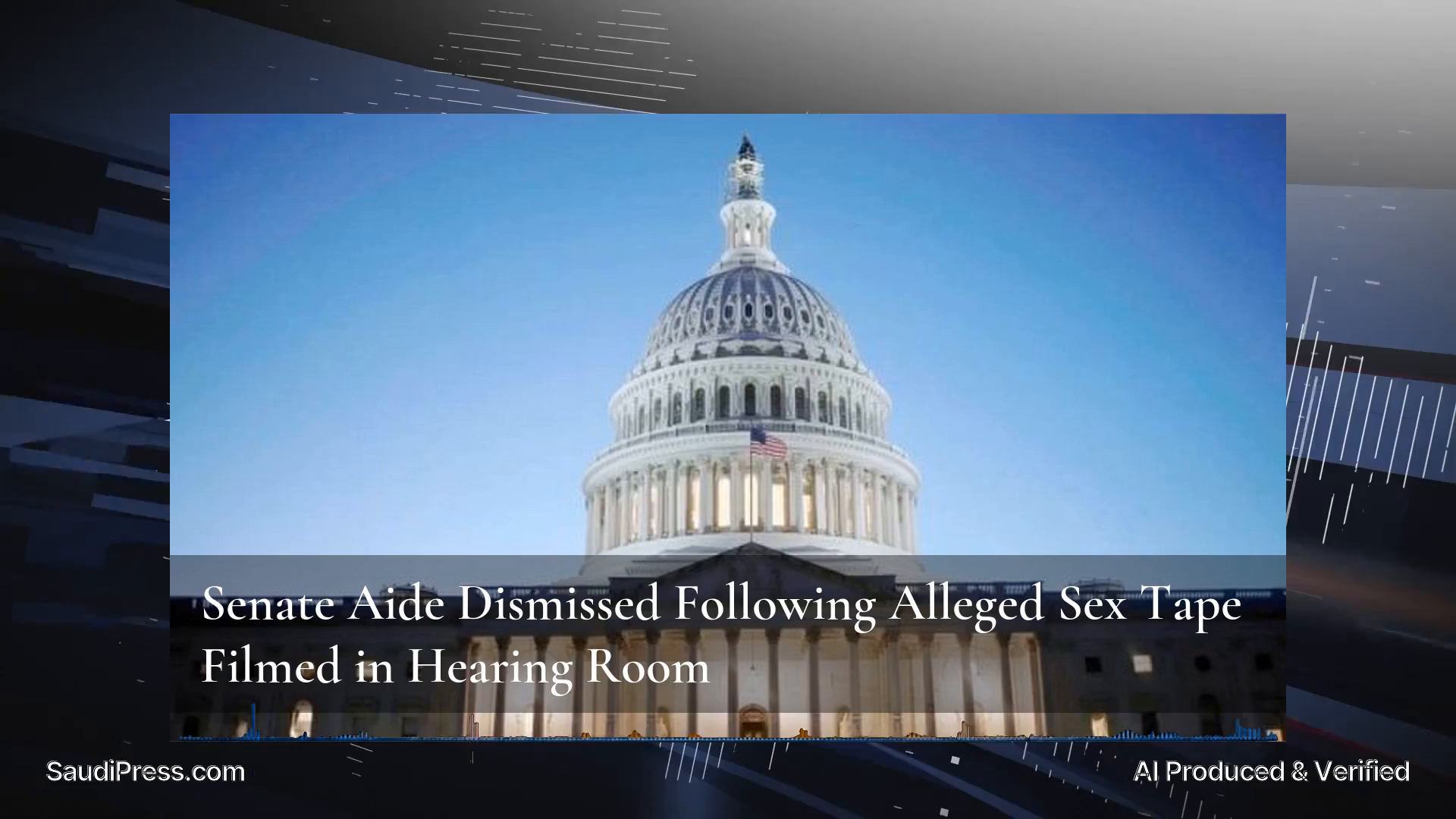 Senate Aide Dismissed Following Alleged Sex Tape Filmed in Hearing Room - Saudi Press