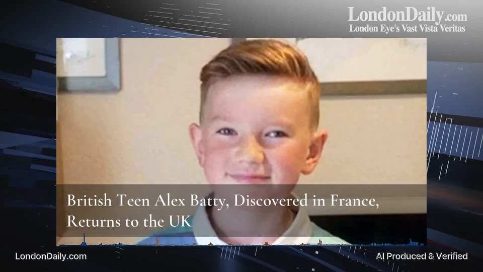 British Teen Alex Batty, Discovered in France, Returns to the UK ...