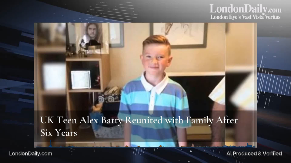 UK Teen Alex Batty Reunited with Family After Six Years - London Daily