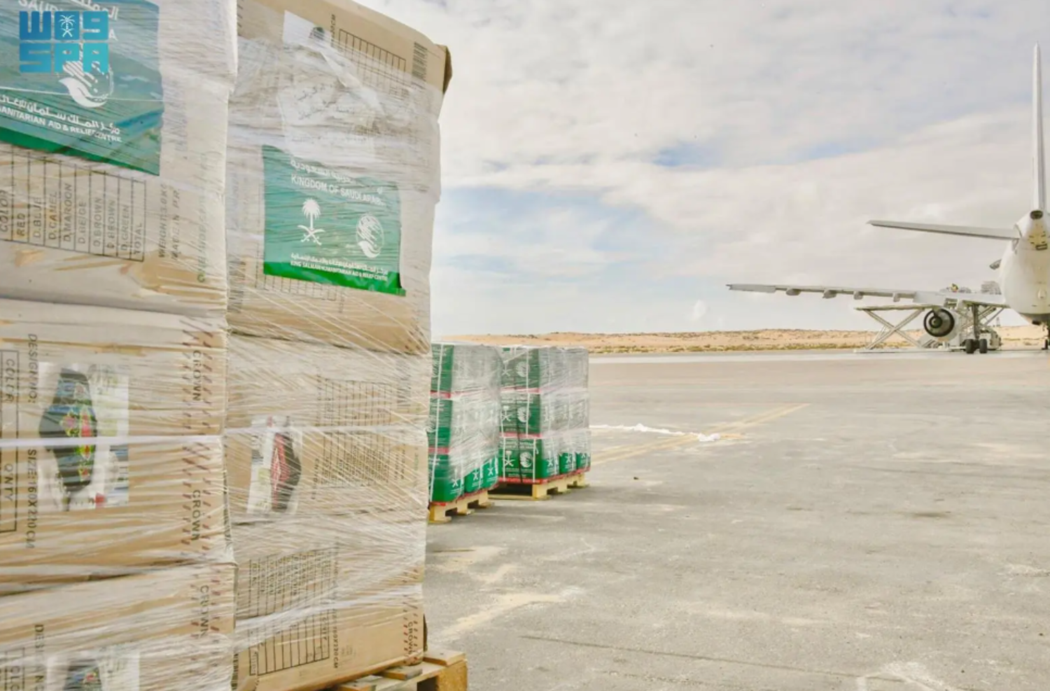 Saudi Humanitarian Aid Lands in Egypt for Gaza - Saudi Press