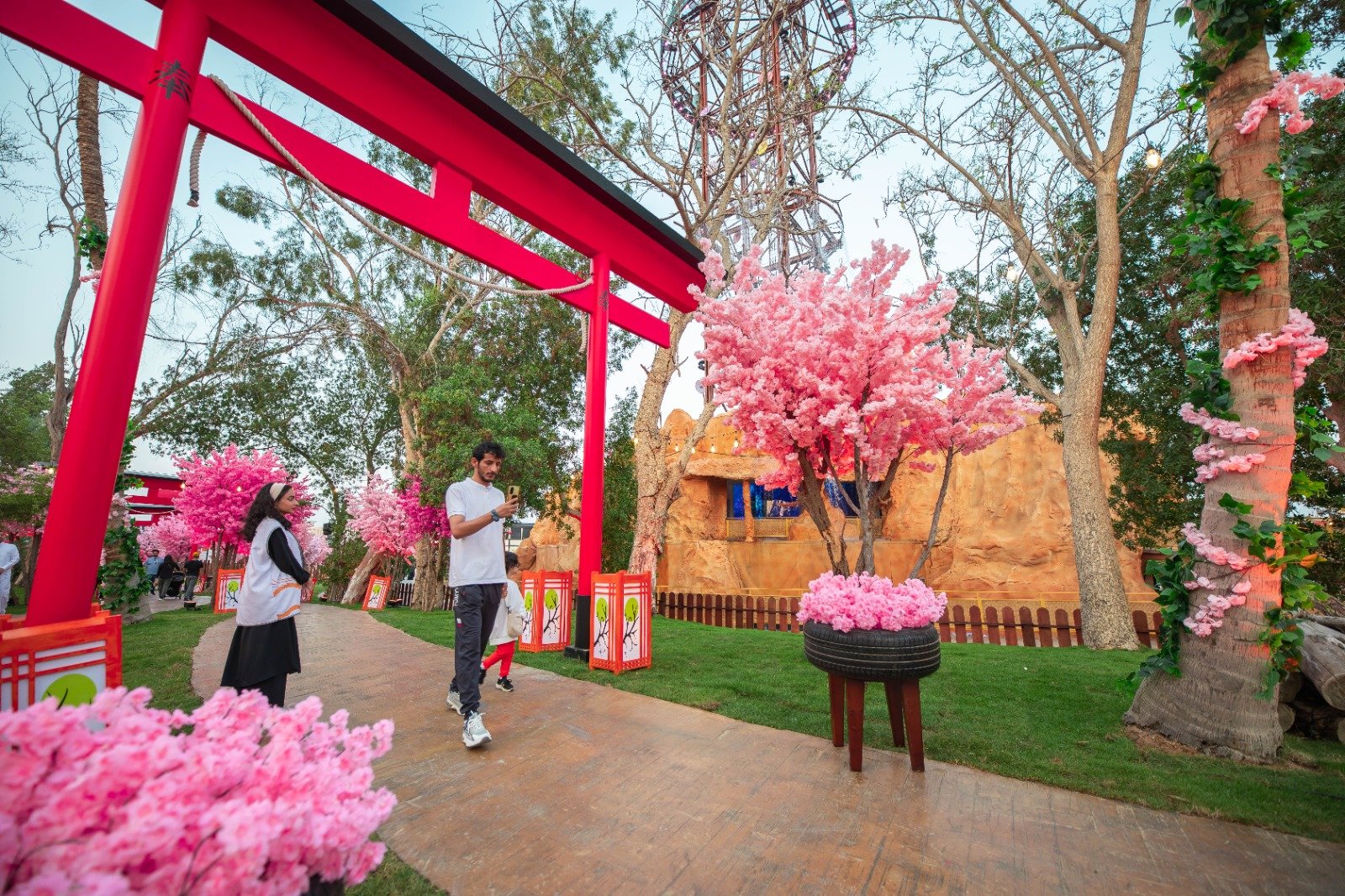 Jeddah's Sakura Garden Leaves Visitors Enchanted - Saudi Press