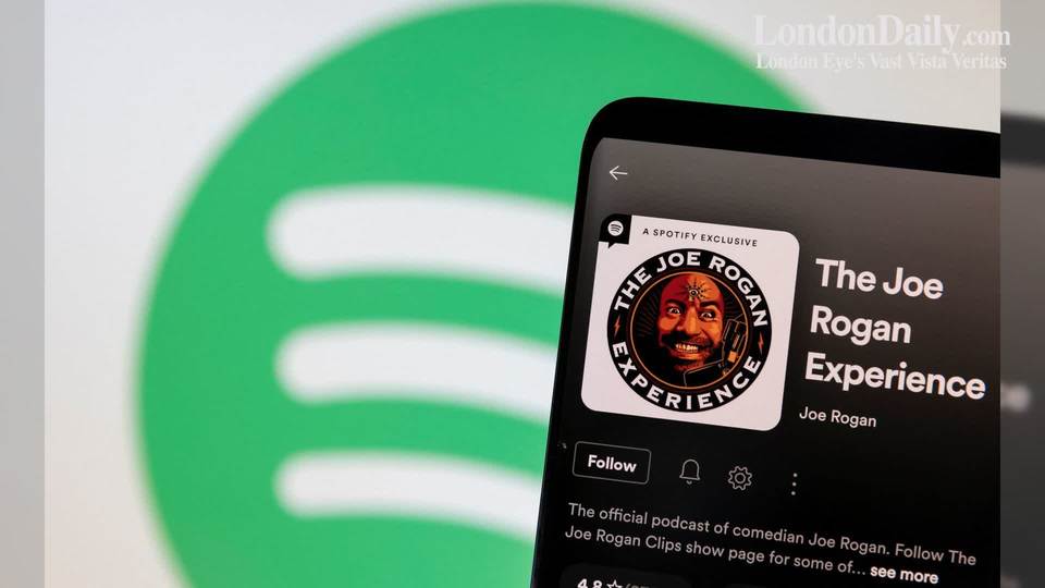 Spotify signs new deal with popular US podcaster Joe Rogan - London Daily