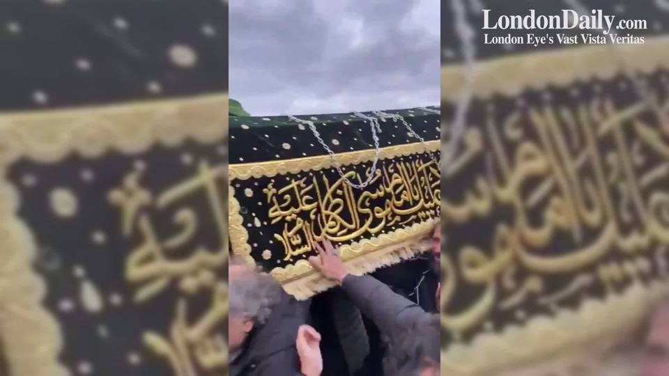 Here is a bizarre Islamic ritual on Westminster bridge. - London Daily