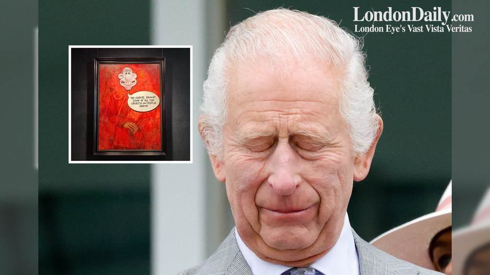 Animal Rights Activists Deface King Charles' Portrait in Protest ...