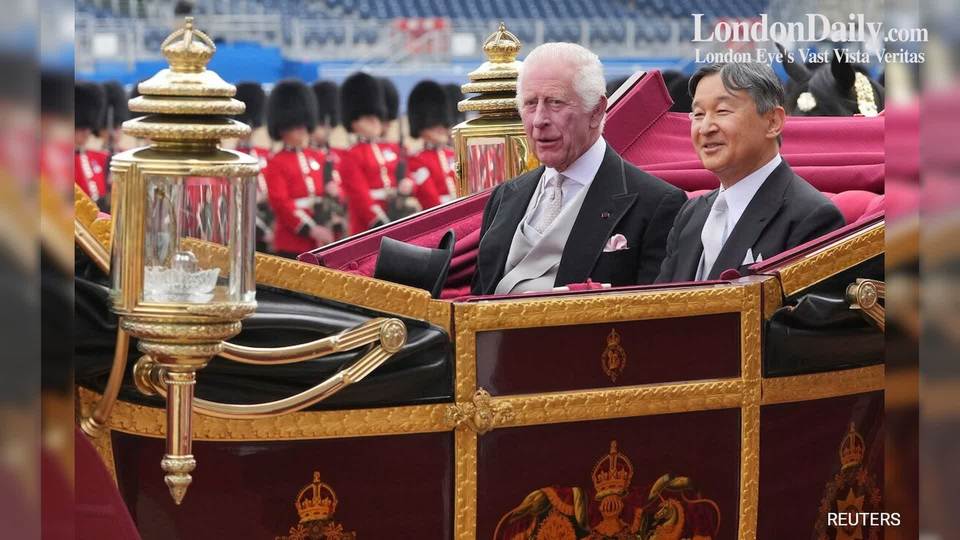 King Charles Hosts Japan's Emperor Naruhito for State Visit - London Daily