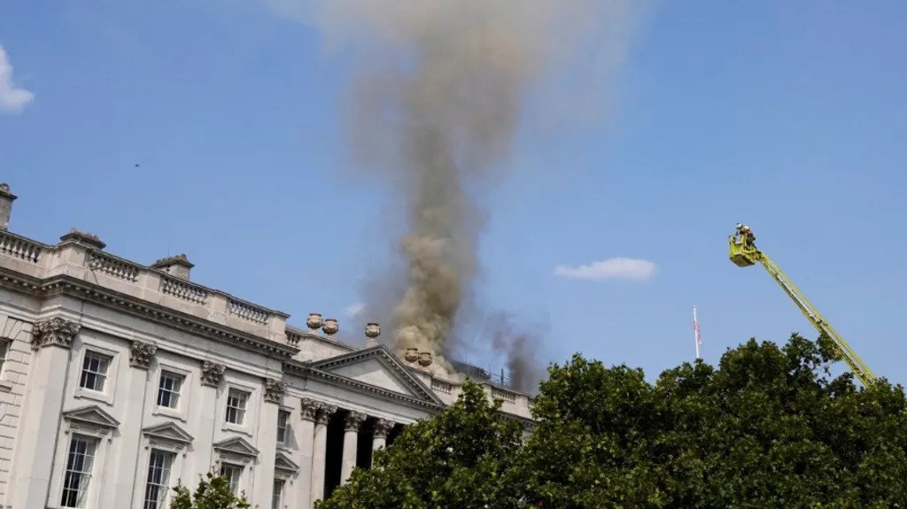 Somerset House Fire Contained: No Artwork Damaged - London Daily
