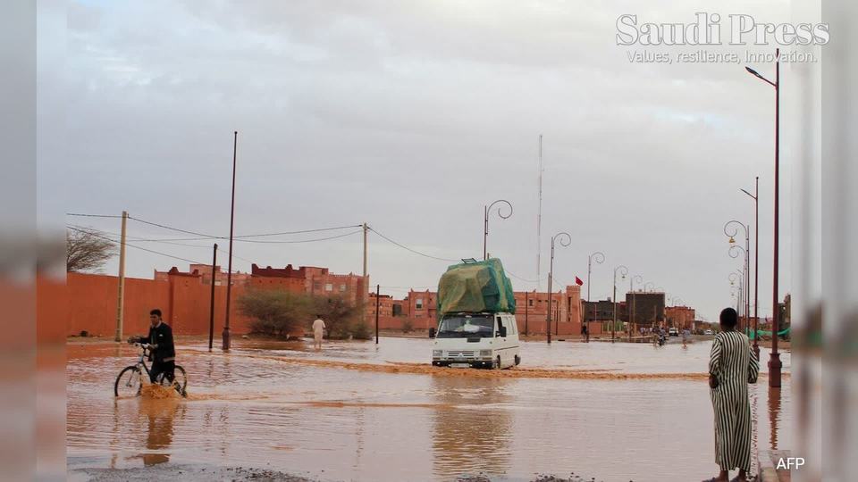 Severe Flooding in Morocco Leaves 4 Dead and 14 Missing - Saudi Press