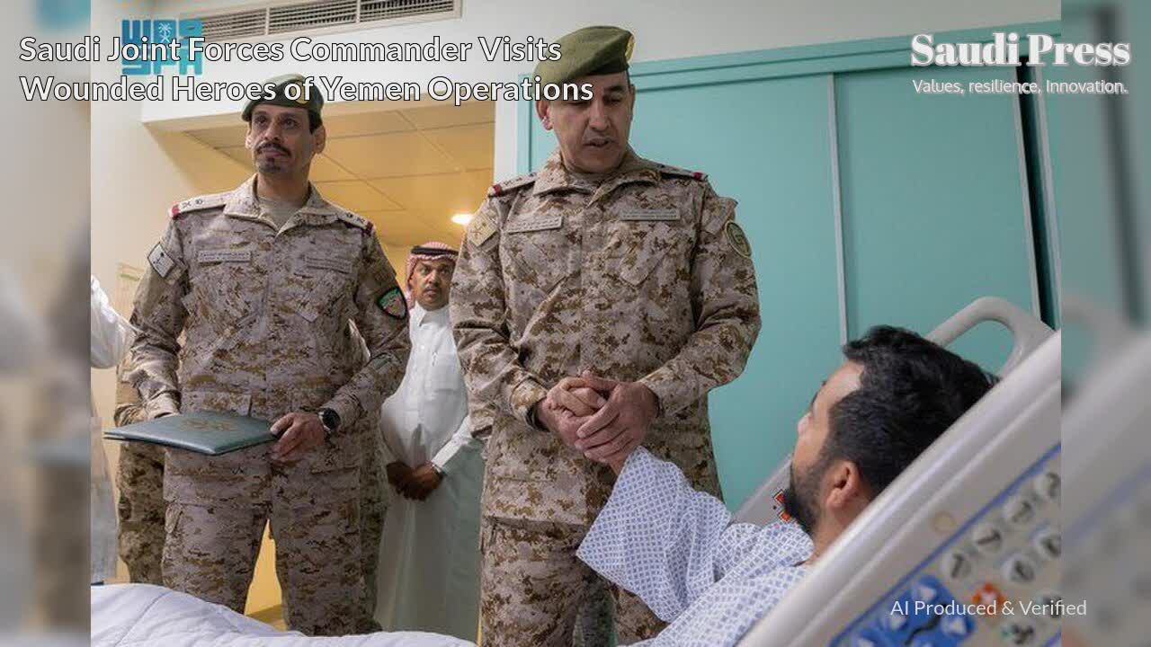 Saudi Joint Forces Commander Visits Wounded Officers, Highlights Modern ...