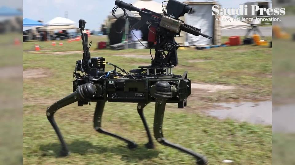 US Army Tests Armed Robot Dogs in the Middle East - Saudi Press