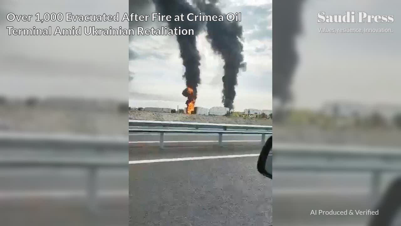 Global Updates: Crimea Evacuations After Oil Terminal Fire, High Voter ...