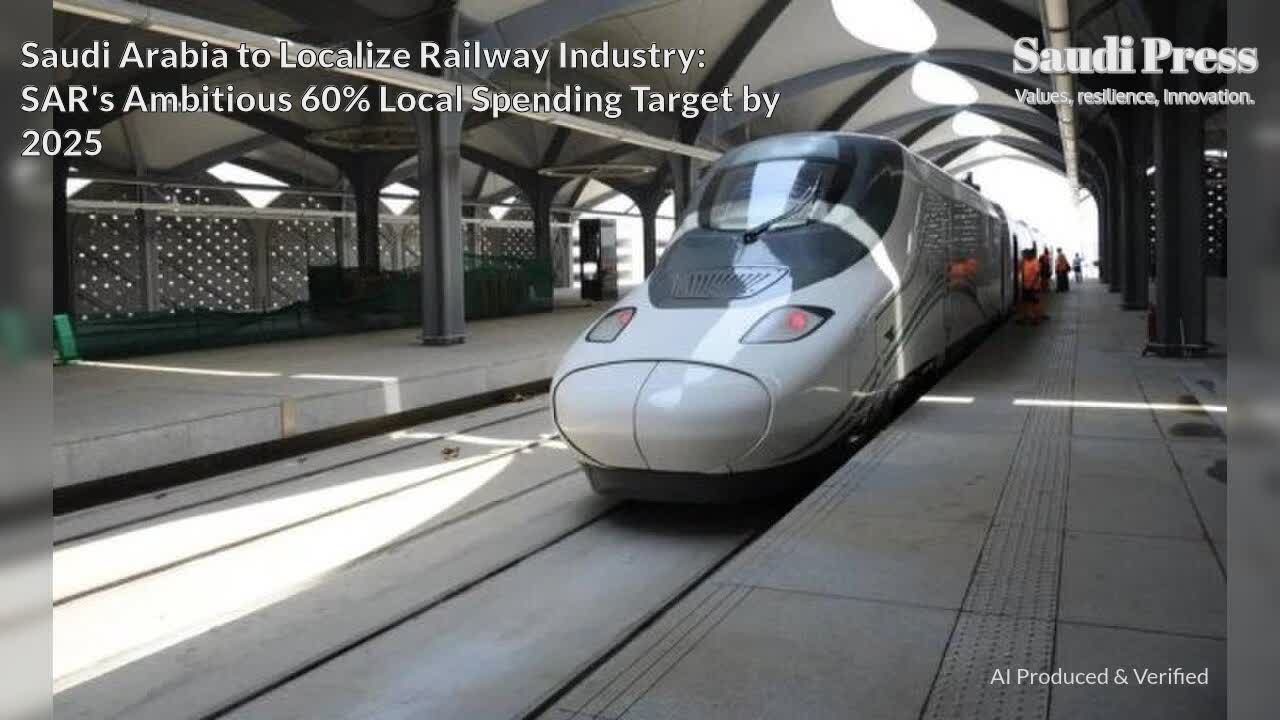 Saudi Arabia Targets 60% Local Spending in Rail Industry by 2025 Amidst ...