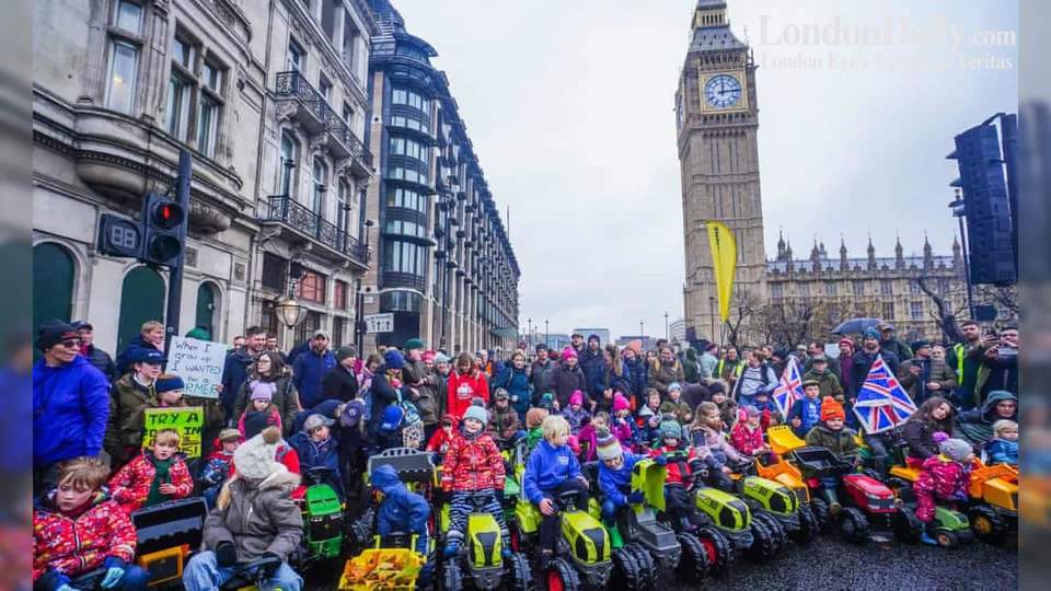 Farmers Rally in Westminster Against Inheritance Tax Changes - London Daily