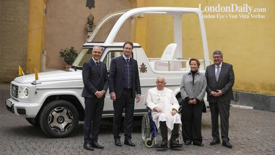 The Vatican's Drive Toward Sustainability: A New Popemobile for a New ...