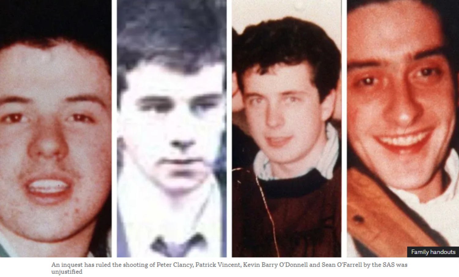 Coroner Rules Use of Force in 1992 Killing of IRA Members Was Not ...