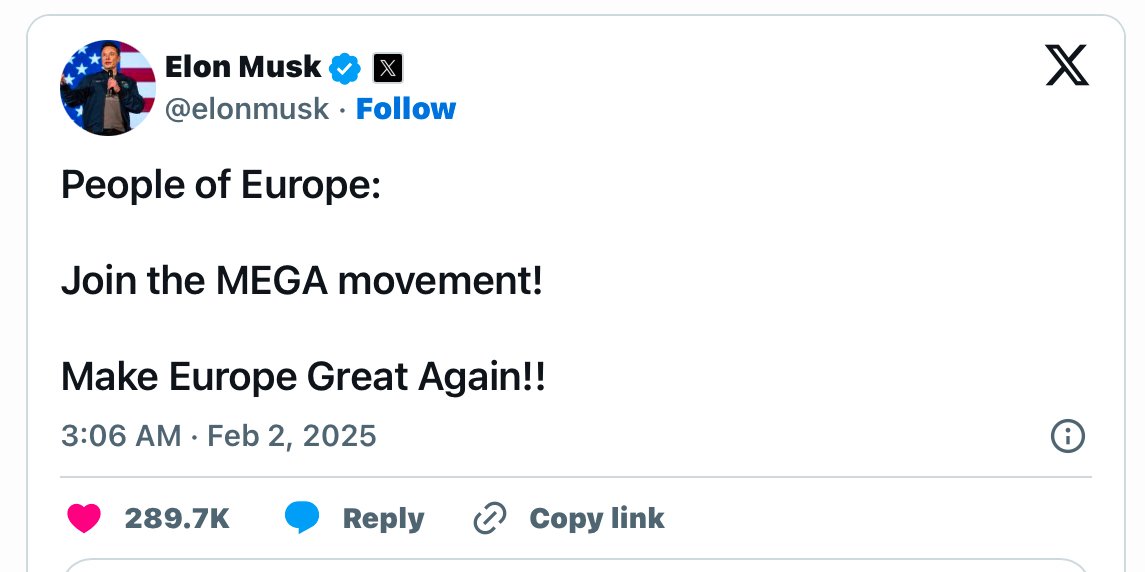 Will Musk save Europe? Elon Musk Advocates 'Make Europe Great Again ...