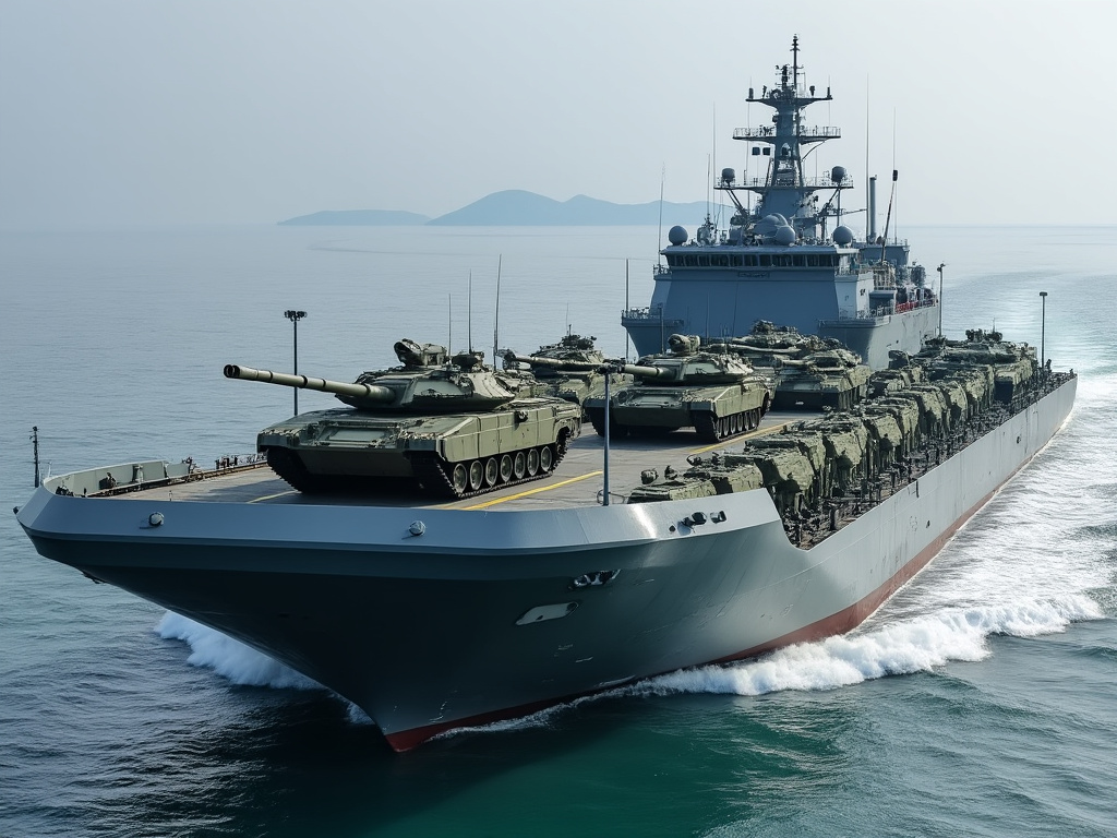 China Demonstrates New Military Capability with Amphibious Barge Launch ...
