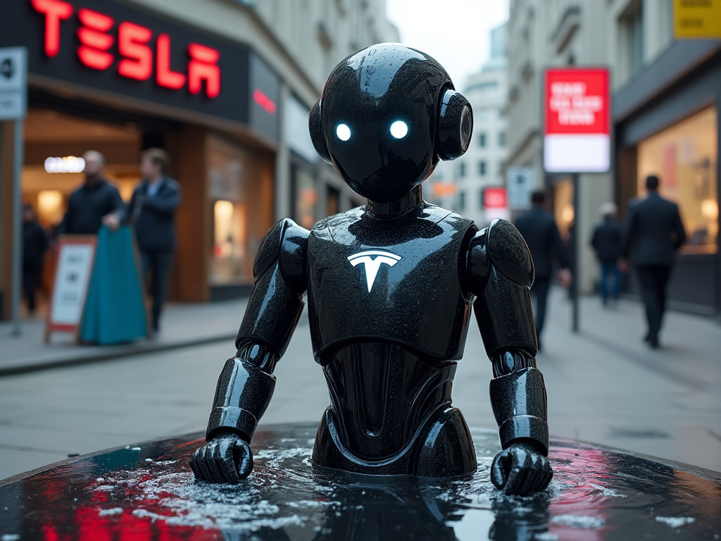 Environmental Activists Target Tesla Store in London, Protesting Fossil ...