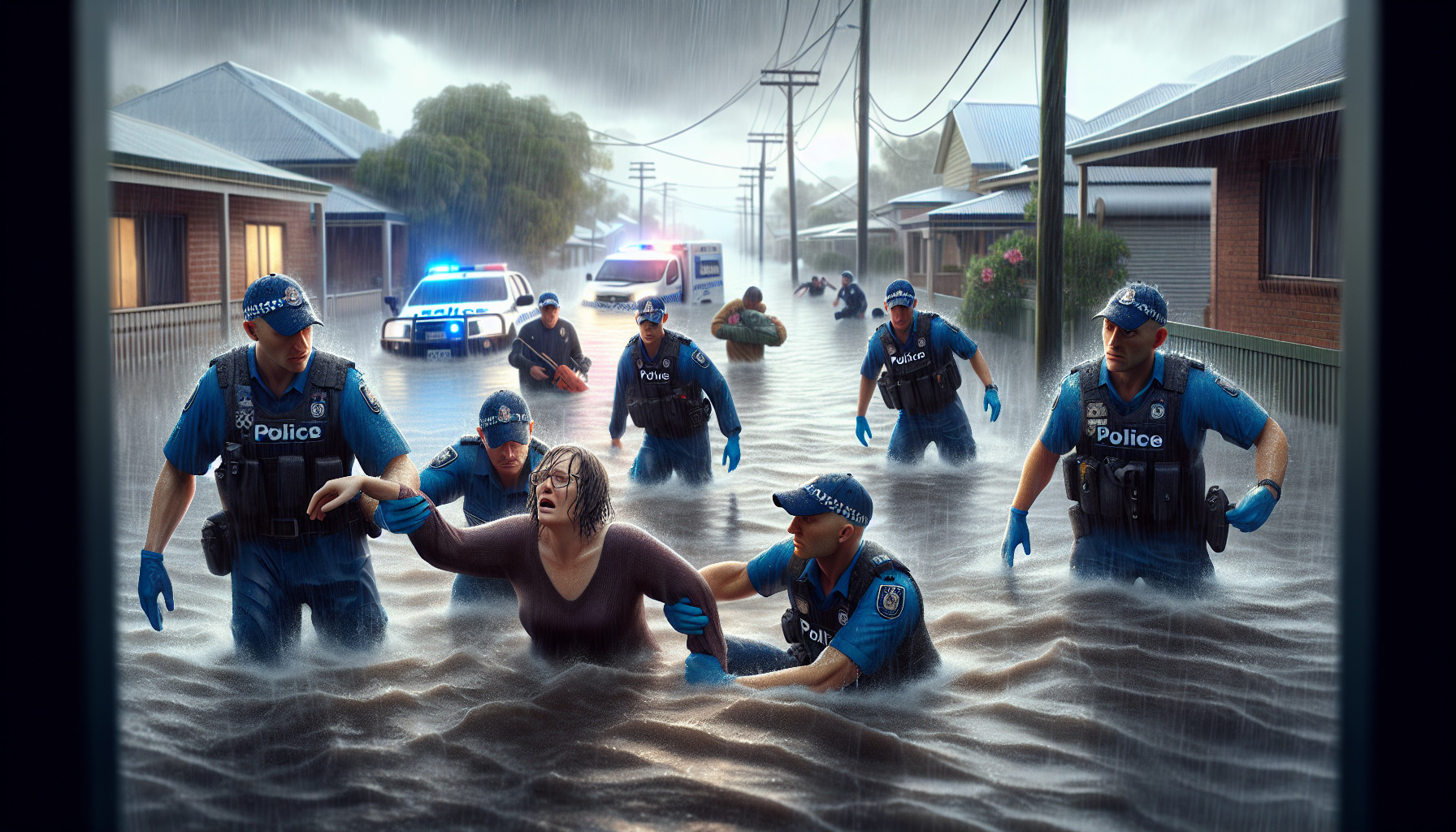Emergency Rescue Operation Amidst South-East Queensland Flooding ...