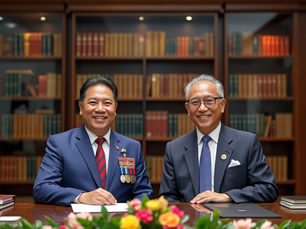 Philippine President Ferdinand Marcos Jr. and Malaysian Prime Minister ...