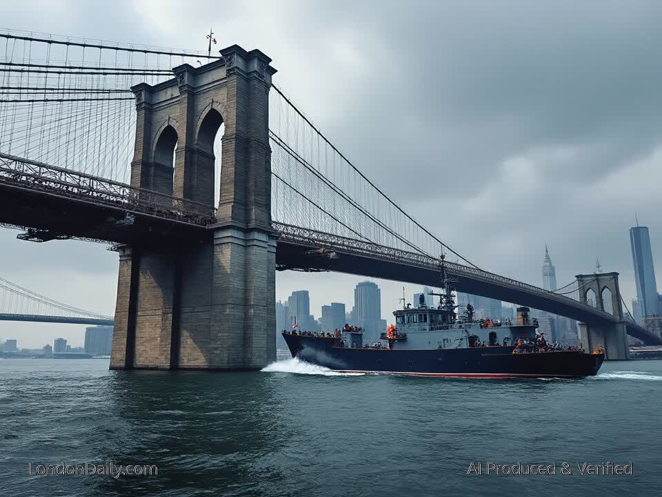 Mexican Navy Ship Collides with Brooklyn Bridge, Injuries Reported ...