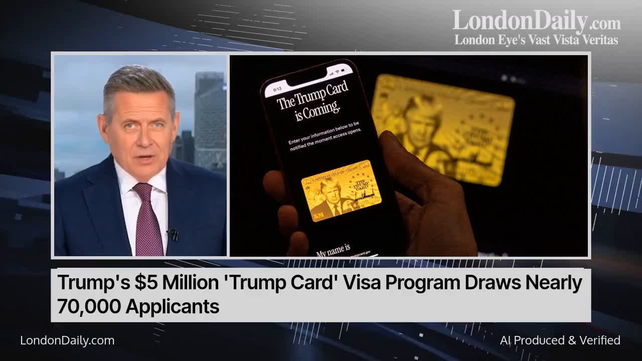 Trump's $5 Million 'Trump Card' Visa Program Draws Nearly 70,000 ...