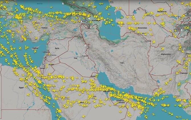 Airlines Avoid Middle East Airspace Following US Strikes on Iranian ...