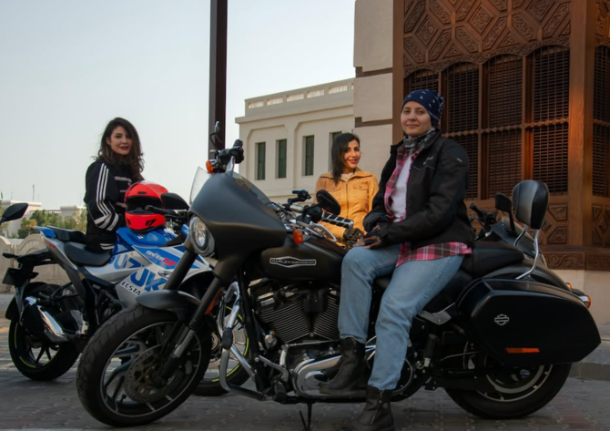 Sisterhood Club Empowers Saudi Women Through Motorcycle Riding - Saudi ...