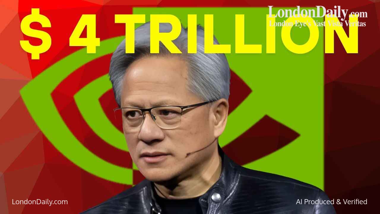 NVIDIA Achieves Historic Milestone as First Company Valued at $4 ...