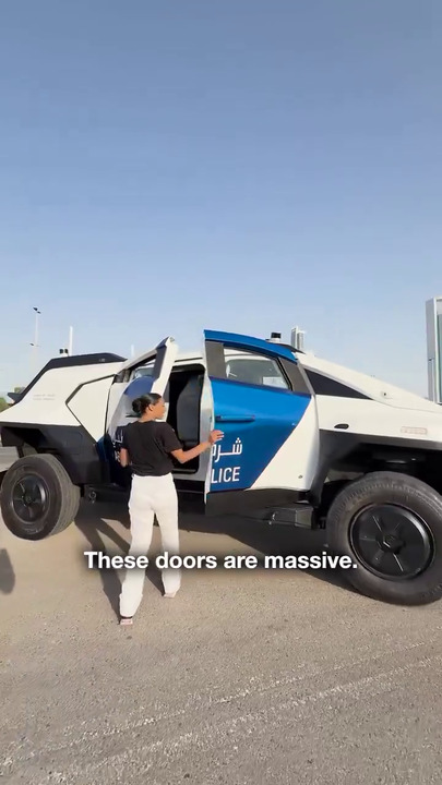 Abu Dhabi Unveils Advanced Police Vehicle Featuring AI and Surveillance ...