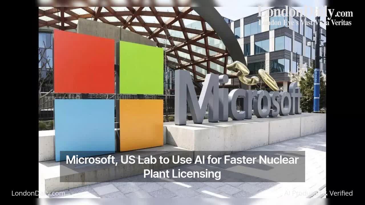 Microsoft, US Lab to Use AI for Faster Nuclear Plant Licensing - London ...