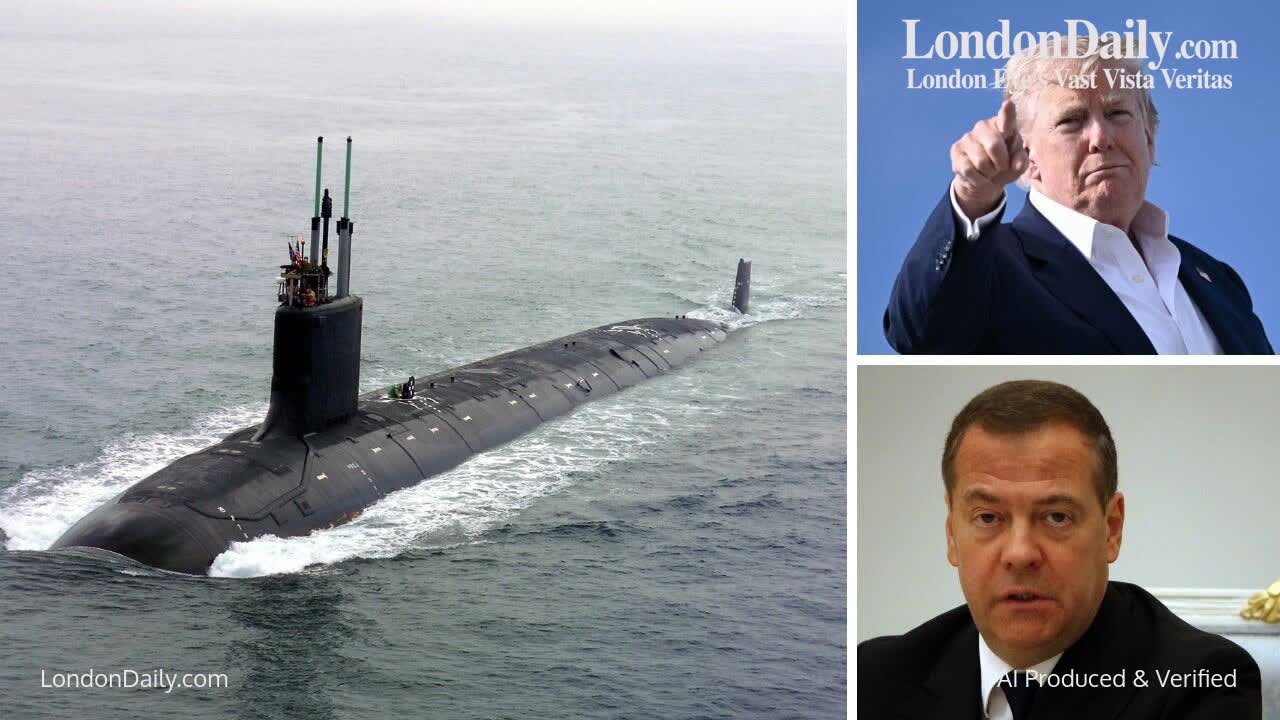Trump Deploys Nuclear Submarines After Threats from Former Russian President Medvedev - London Daily