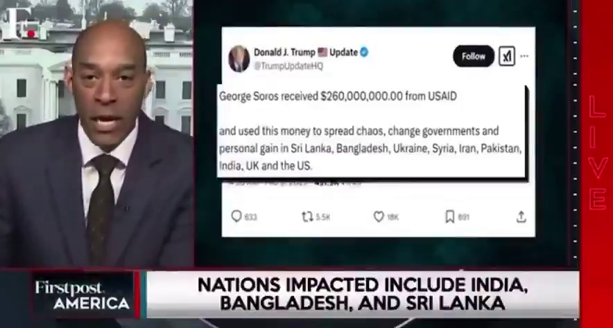 Die George Soros Gruppe erhielt 260 Millionen Dollar von USAID und das WEF von Klaus Schwab ...