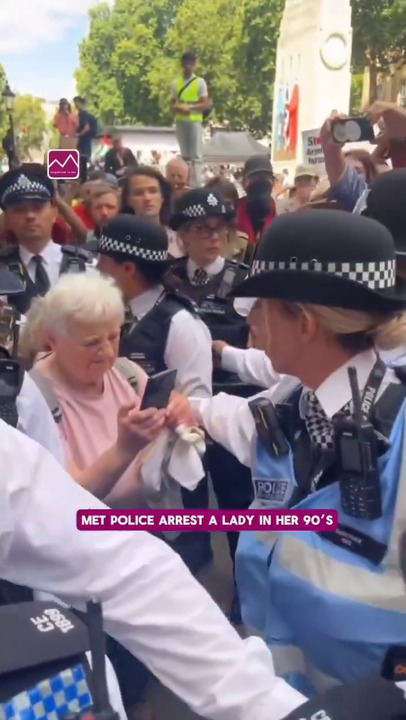 Over 20 British police officers, some of them wearing hijabs, arrested ...