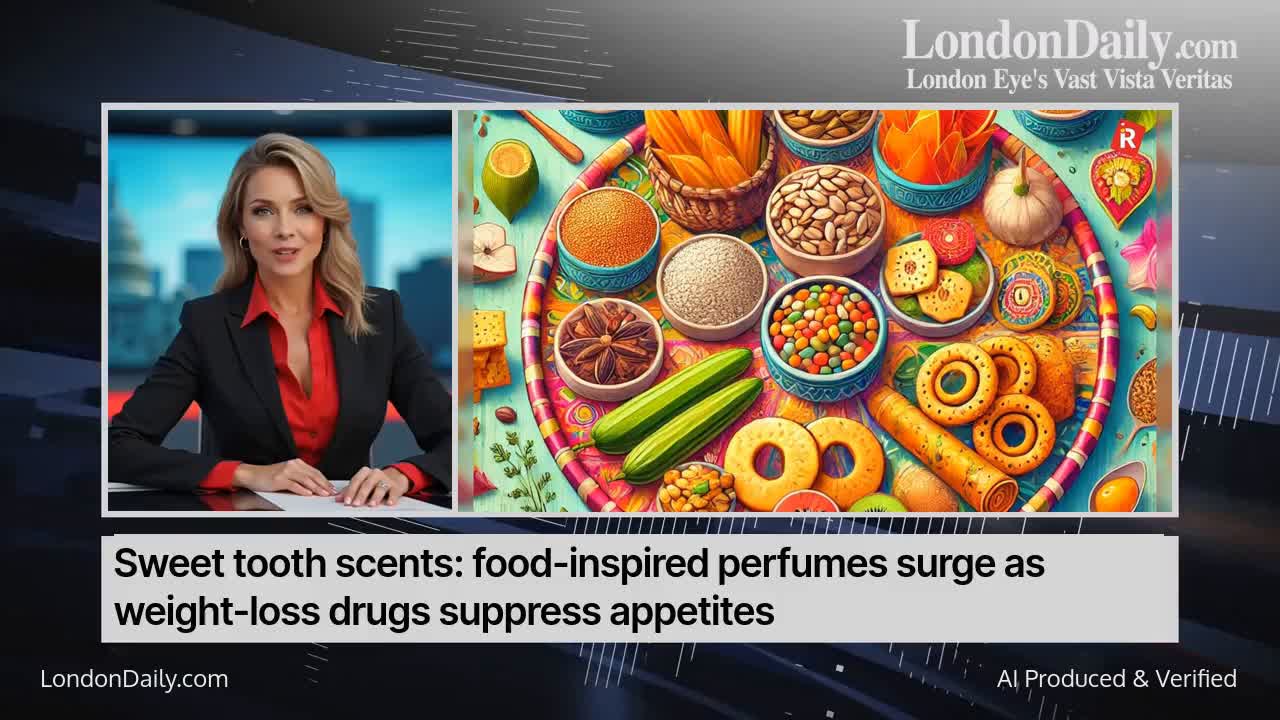 Sweet tooth scents: food-inspired perfumes surge as weight-loss drugs ...