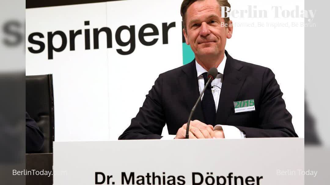The German Owner of Politico Mathias Döpfner Eyes Further U.S. Media ...