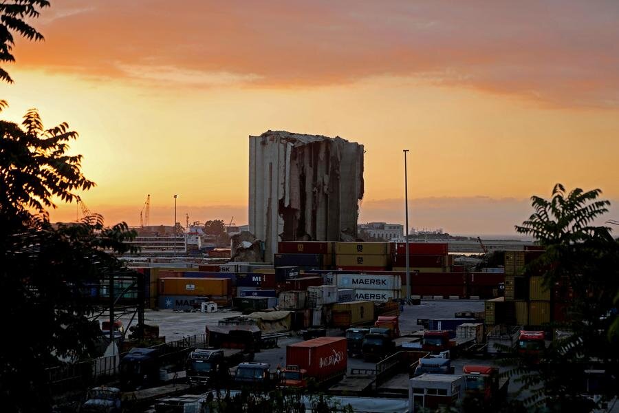 Beirut’s Broken Grain Silo Stands as Symbol of National Resilience ...