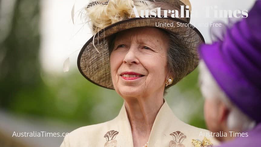 Princess Anne Arrives in Australia for Military Tour and Centenary ...