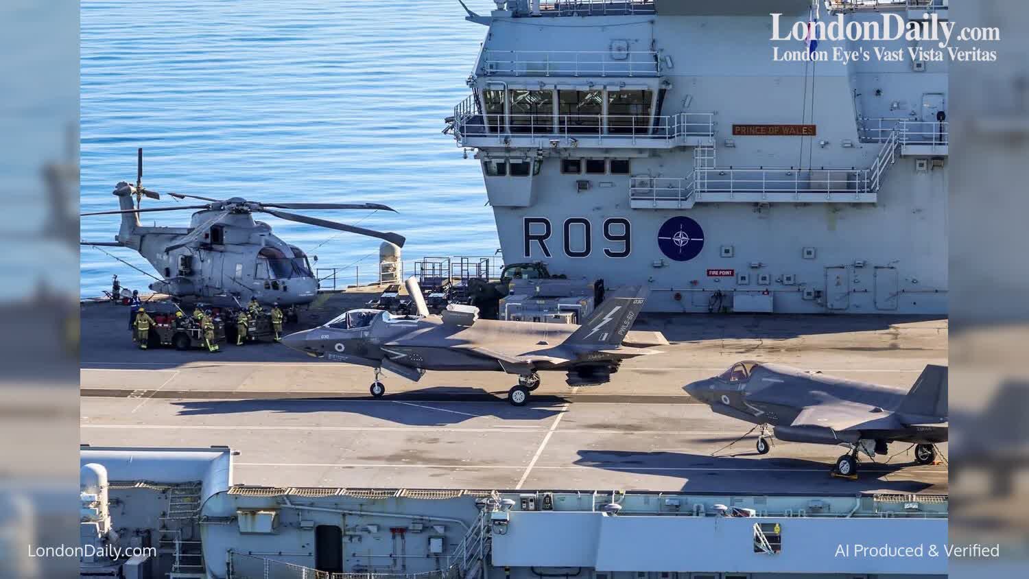 UK's Carrier Strike Group Achieves Full Operational Capability During ...