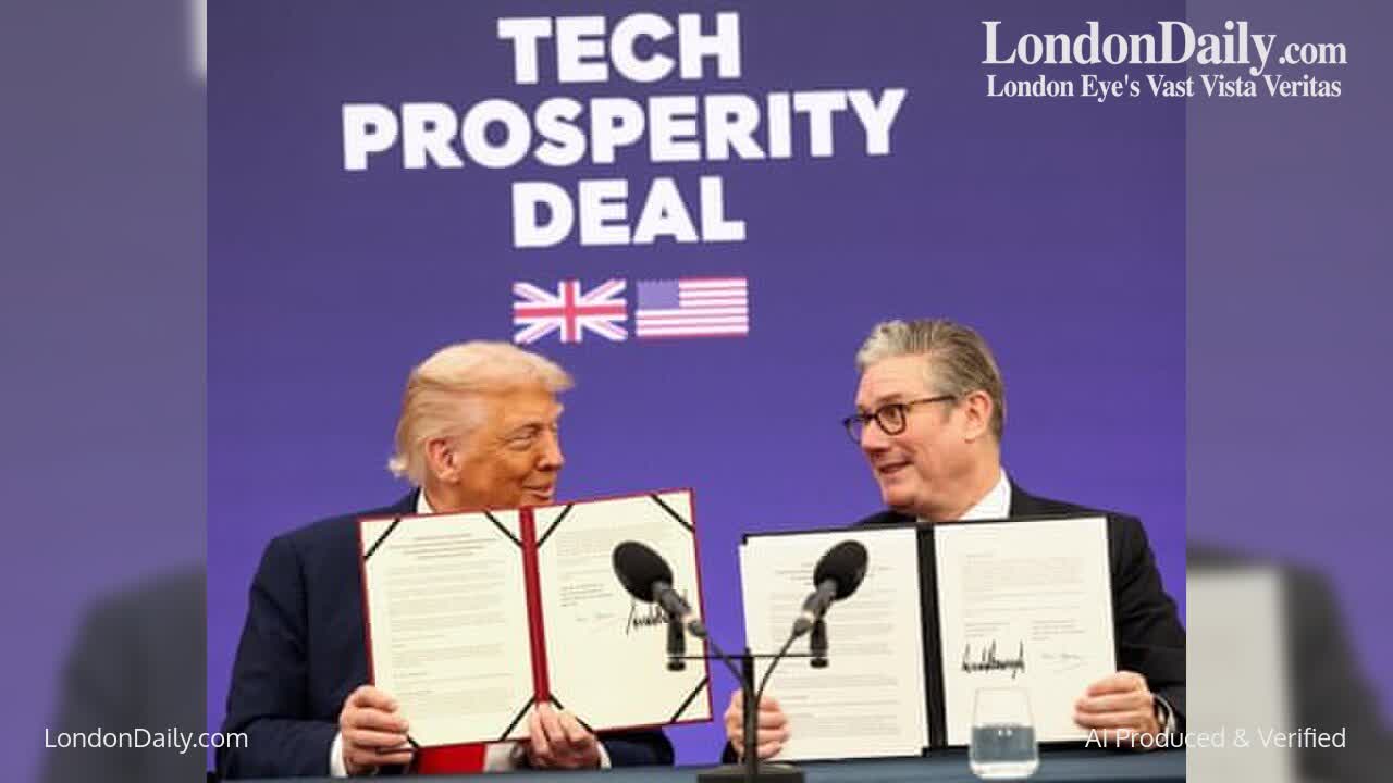 U.S. Freezes £31 Billion Tech Prosperity Deal With Britain Amid Trade ...
