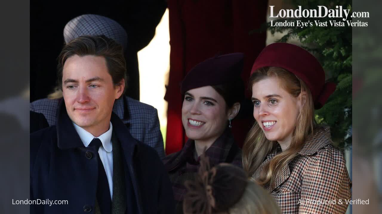 Princesses Beatrice and Eugenie Join Royal Family at Sandringham ...