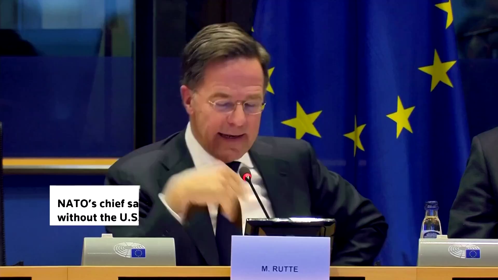 Mark Rutte: "if anyone thinks that the European Union or Europe as a ...